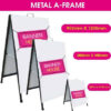 Metal A Frame Signs/ Custom Advertising Signs- Banner House