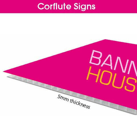 Corflute Sign/ Advertising Signs/ Custom Signs- Banner House