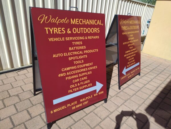 Metal A Frame Signs/ Custom Advertising Signs- Banner House