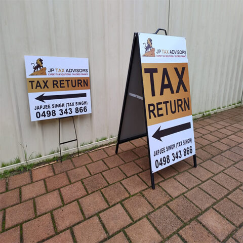 Metal A Frame Signs/ Custom Advertising Signs- Banner House