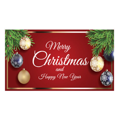 Christmas Banners Printing | Custom Merry Christmas Banners