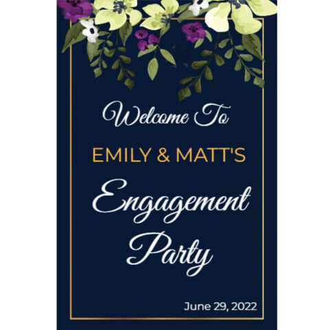 Wedding Party Welcome Sign, Custom Designed Signs - Banner House