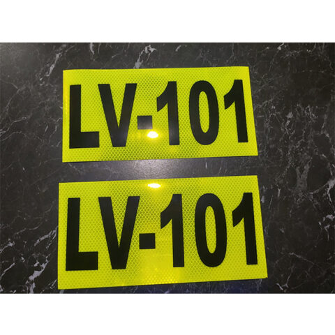 Hi Vis Asset Number Sign (Magnetic and Self Adhesive)-Banner House