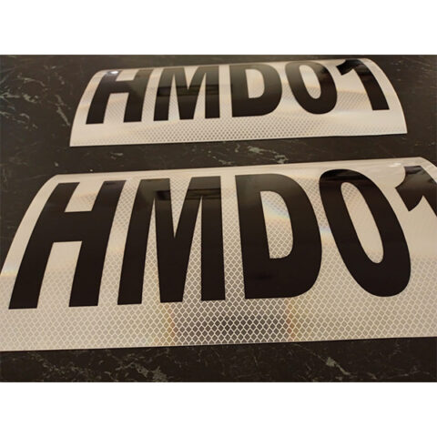 Reflective Vehicle Call ID Signs (Magnetic and Non-Magnetic)