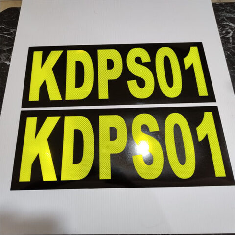 Reflective Vehicle Call ID Signs (Magnetic and Non-Magnetic)