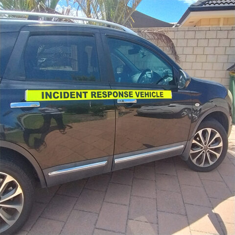 Reflective Magnetic Strips for Worksite Vehicles - Banner House