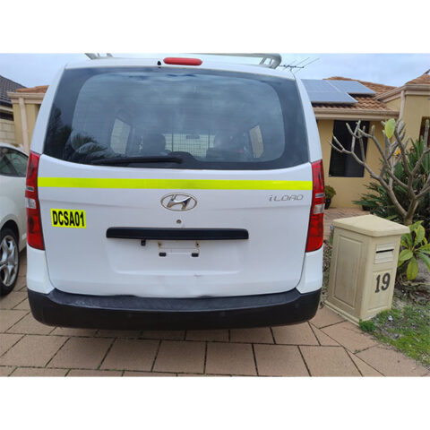 Reflective Magnetic Strips for Worksite Vehicles - Banner House