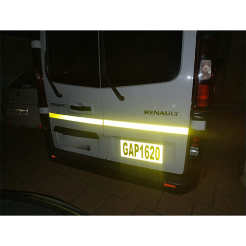 Reflective Magnetic Strips for Worksite Vehicles - Banner House