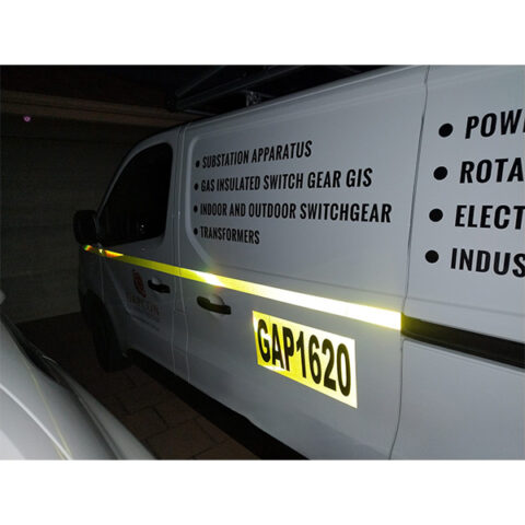 Reflective Magnetic Strips for Worksite Vehicles - Banner House
