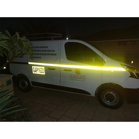 Reflective Magnetic Strips for Worksite Vehicles - Banner House