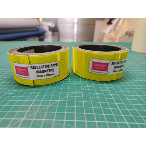 Reflective Magnetic Strips for Worksite Vehicles - Banner House