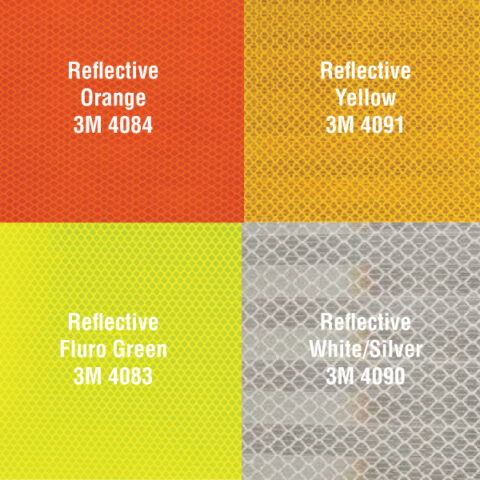 Reflective Vehicle Call ID Signs (Magnetic and Non-Magnetic)