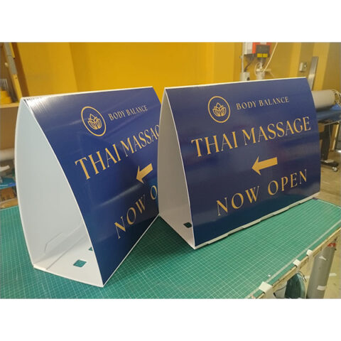 Corflute Triangular Sign/ Roster Sign Printing- Banner House