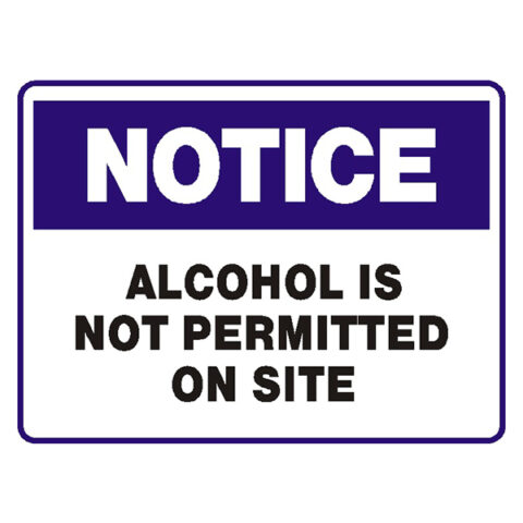 Alcohol Not Permitted On Site - Banner House
