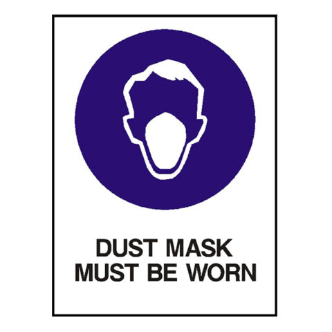 Dust Mask Must Worn Sign - Banner House