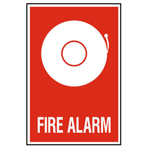 Fire Alarm Sign - Banner House