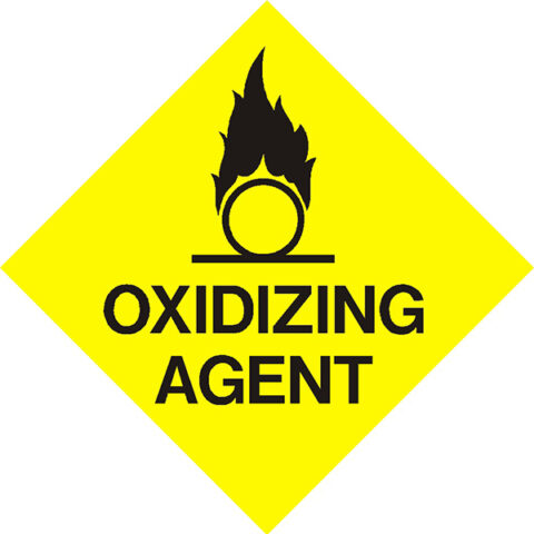 Oxidizing Agent Sign - Banner House