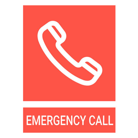 Emergency Call Sign - Banner House