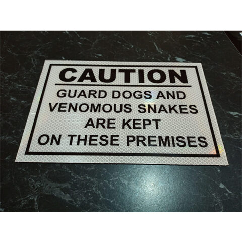 Blank Caution Sign - Banner House