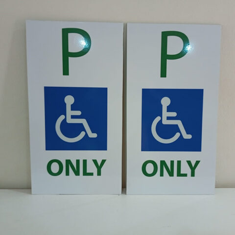 P Disabled Only Sign - Banner House