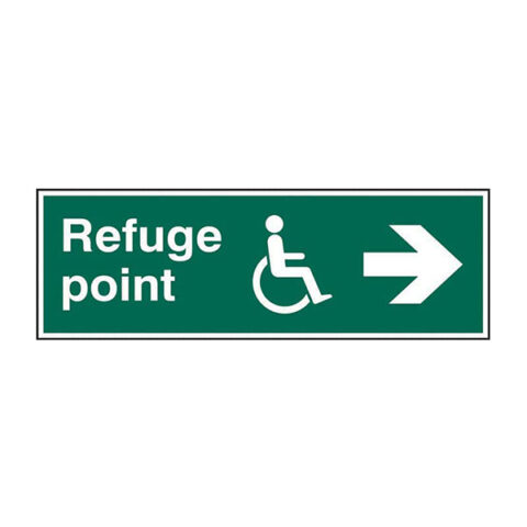 Refuge Point Right Arrow Sign - Banner House
