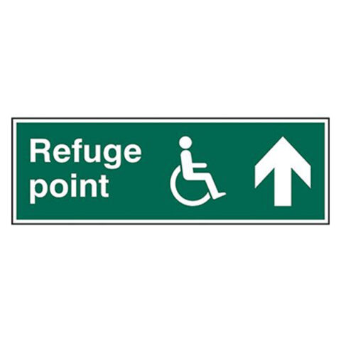 Refuge Point Up Arrow Sign - Banner House