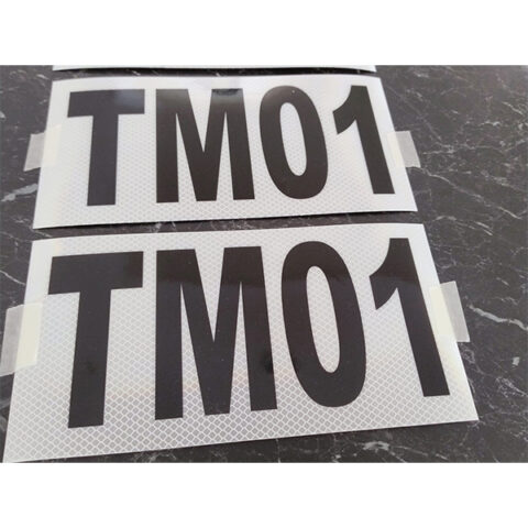 Hi Vis Asset Number Sign (Magnetic and Self Adhesive)-Banner House
