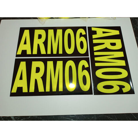 Hi Vis Asset Number Sign (Magnetic and Self Adhesive)-Banner House