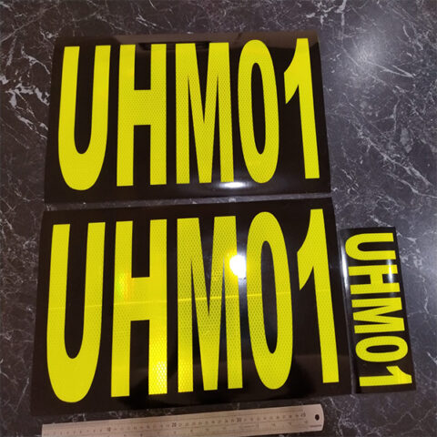 Hi Vis Asset Number Sign (Magnetic and Self Adhesive)-Banner House