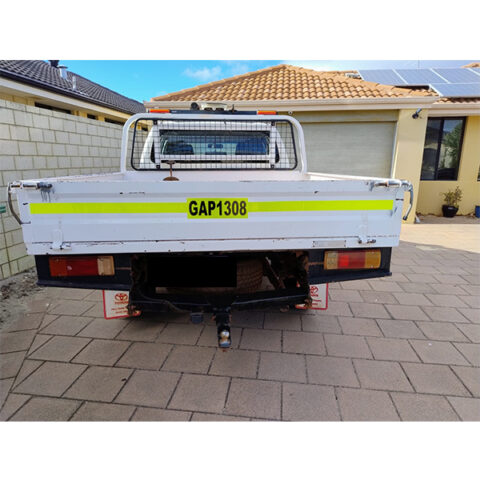 Reflective Vehicle Call ID Signs (Magnetic and Non-Magnetic)