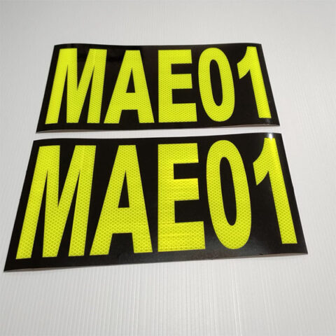 Hi Vis Asset Number Sign (Magnetic and Self Adhesive)-Banner House