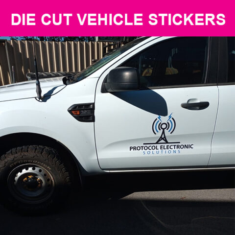 Die Cut Vehicle Stickers (Opaque)- Banner House